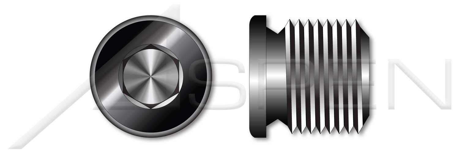 (16 pcs) M26-1.5, DIN 908, Metric, Threaded Screw Pipe Plugs, Hex ...