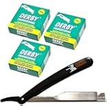 Amazon.com: LORD Straight Razor Barber Single Edge Disposable 12 pcs ...
