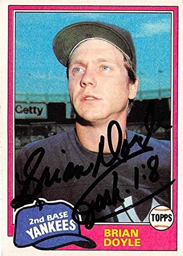 Brian Doyle autographed Baseball Card (New York Yankees) 1981 Topps ...