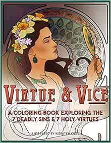 Amazon.com: Virtue & Vice: A Coloring Book Exploring the Seven Deadly ...