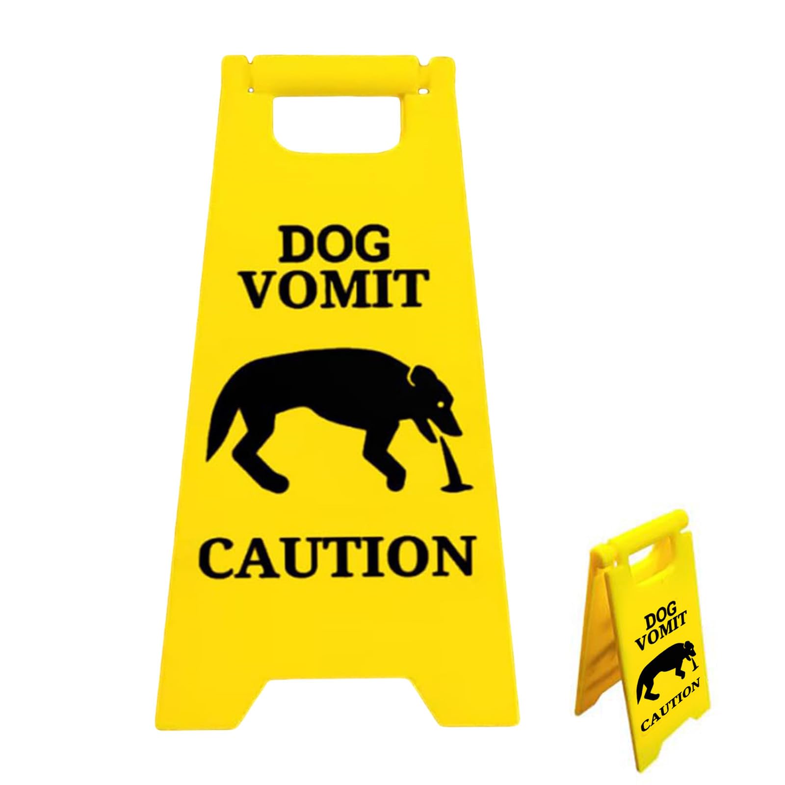 50% discount on Cat Vomit Floor Sign, Cat Vomit Warning Sign, Yellow ...