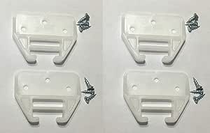 Drawer Guides Center Mount | Plastic Drawer Guide | 4 Pack Drawer Track ...