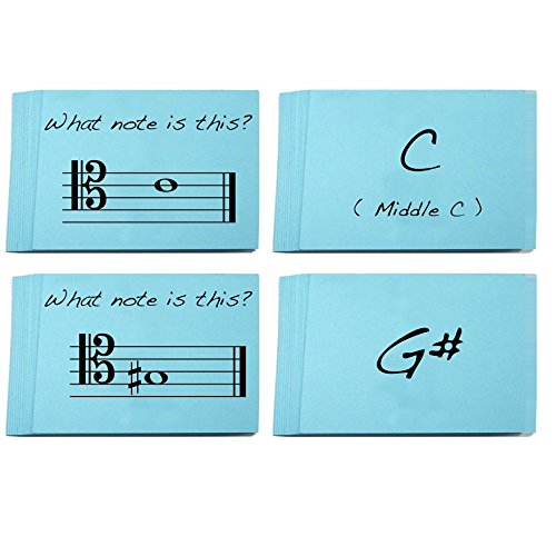 Tenor Clef Note Names Flashcards - Really Fun Design for Learning to ...