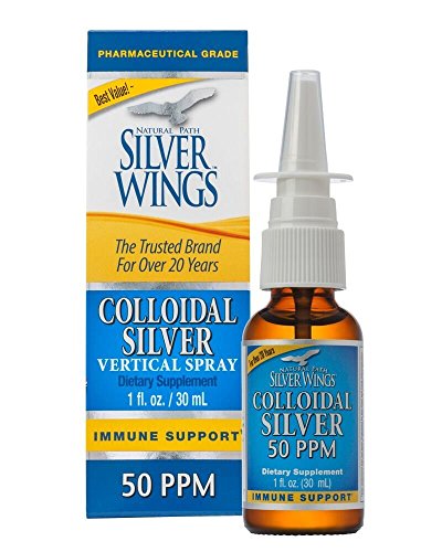 Buy Natural Path Silver Wings Colloidal Silver Mineral Supplement, 50 ...