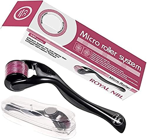 سعر Skin Roller Needle Derma Roller, Titanium Microneedle Roller 0.25 ...