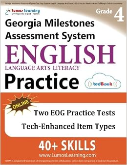 Georgia Milestones Assessment System Test Prep: Grade 4 English ...