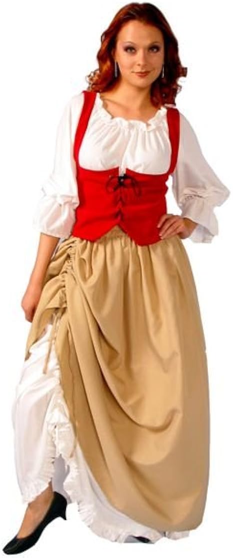Medieval Tavern Maiden Costume For Women: Amazon.ca: Clothing & Accessories