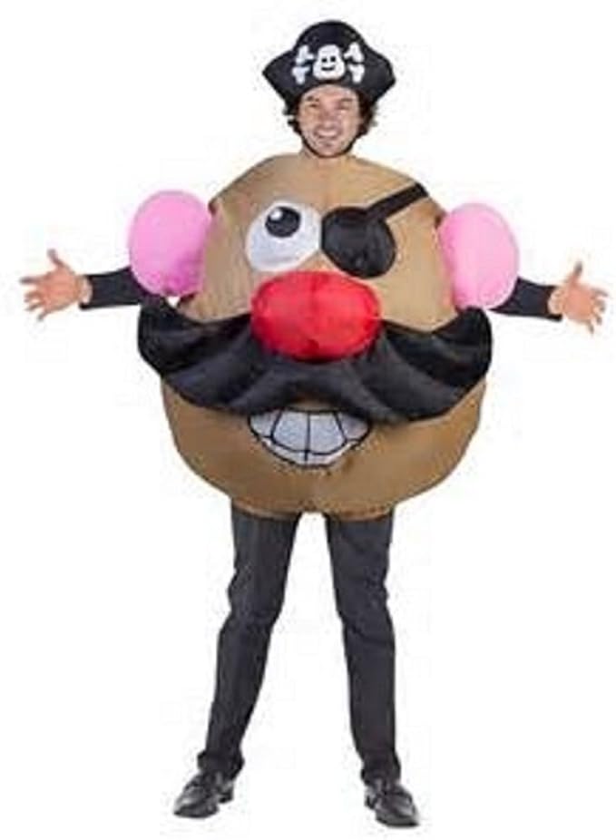Mr Potato Head Airlown Inflatable Pirate Halloween Carnival Fancy Dress ...