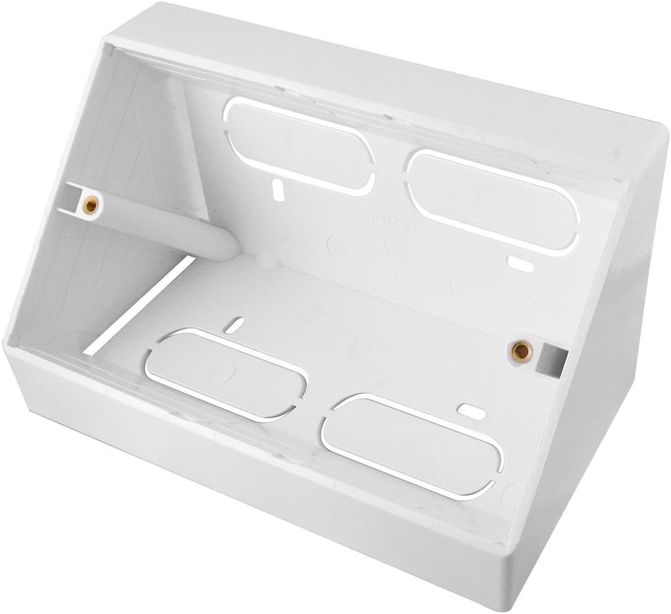 CLEVER LITTLE BOX CONEC2, ANGLED SURFACE BACKBOX, 2: Amazon.co.uk ...