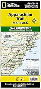 Appalachian Trail Maps Complete Set of Topo Map Trail Guides National ...