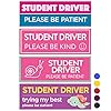 Rio Salto New Driver Magnet for Car Reflective Please Be Patient Signs ...