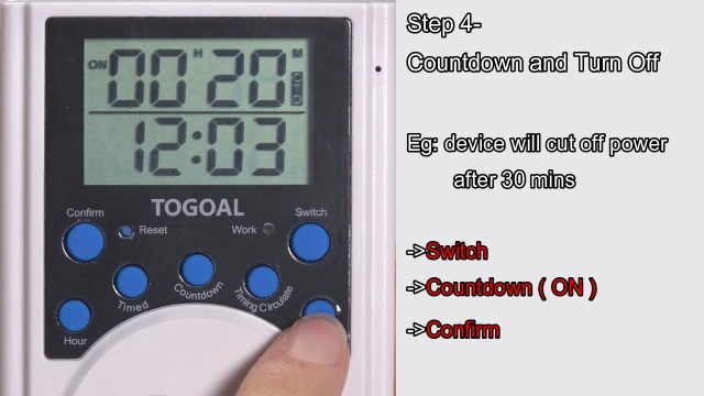 Watch TOGOAL T319 Programmable Plug-in Light Timer for Electrical ...