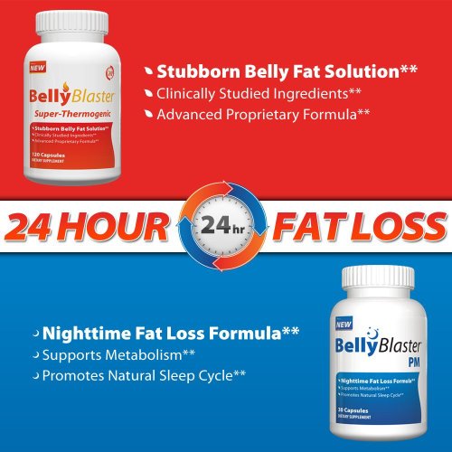 Belly Blaster Diet Kit-24hr Weight That Last, Includes Belly Blaster AM ...