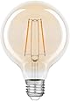 LED Rustika Filament Edison Glühbirne 4W E27 Gold extra warm 1800K ST19 Kolbenform: Amazon.de ...