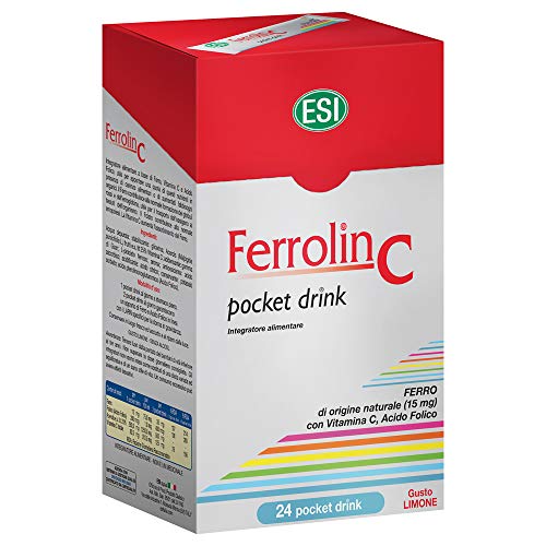 ESI Ferrolin C Iron & Vitamin C Drink 24 Sachets | Amazon price tracker ...