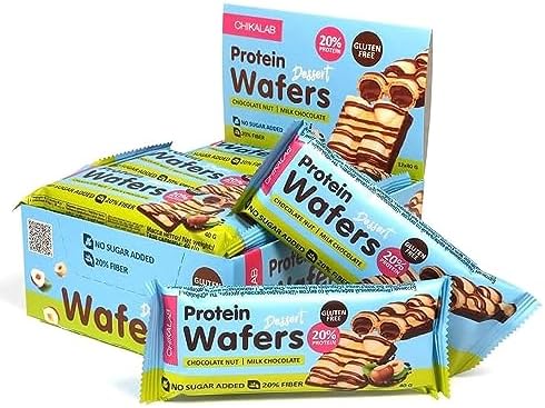 Chikalab Protein Wafer Chocolate Nut Milk Chocolate Pack of 12 price in ...