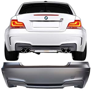 Amazon.com: Rear Bumper Cover Fits 2007-2013 BMW E82 E88 | 128i 135i 1 ...
