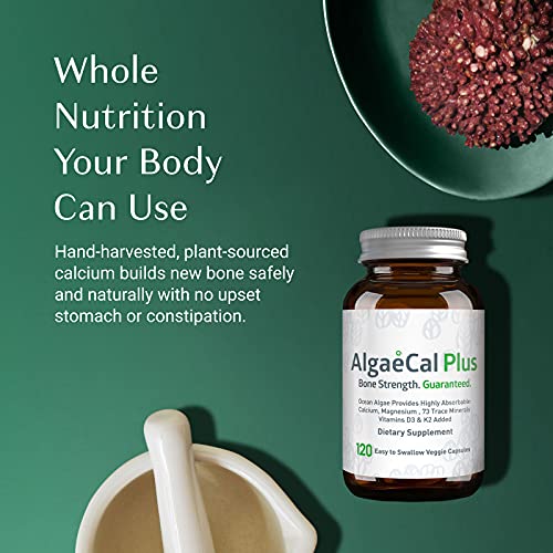 AlgaeCal Plus, Natural Calcium Supplement, Derived from Ocean Algae ...