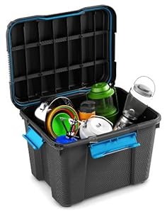 The Scuba Box- Plastic Scuba Dive Dry Box Black Storage Trunk - 45 ...