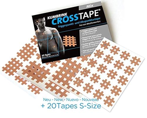 K-Tape Cross-Tape Mixed Sizes, Tapes for Crosspuncture Therapy Trigger ...