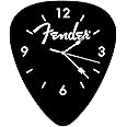 Amazon.com: P Pluginz Fender Guitar Pick Wall Clock (Black) : Home ...