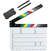 Amazon.com: NEEWER Film Movie Clapper Board, 12"x11"/30x27cm Bake ...