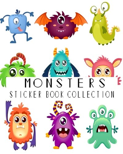 Download Free: Monsters Sticker Book Collection: Blank Sticker Album ...
