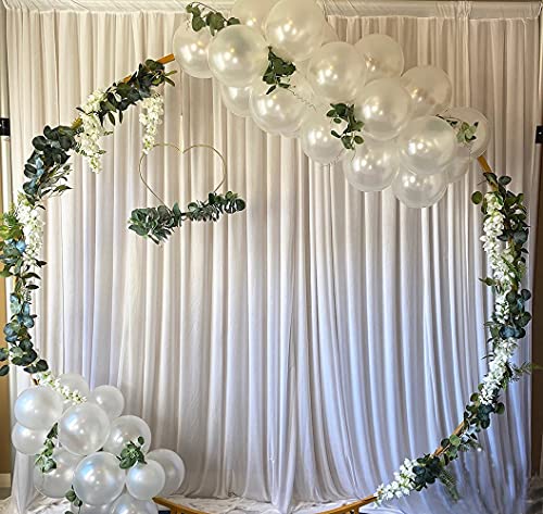 White Backdrop 8FTX10FT Photo Wedding Backdrop Polyester Fabric ...