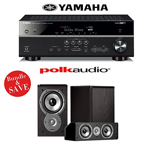 Buy Yamaha RX-V581BL 7.2-Channel Network A/V Receiver + Polk Audio TSi ...