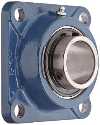 SKF Serie FY-TF - Unidad de rodamiento de bolas, 4 orificios para tornillos, cierre de tornillo ...