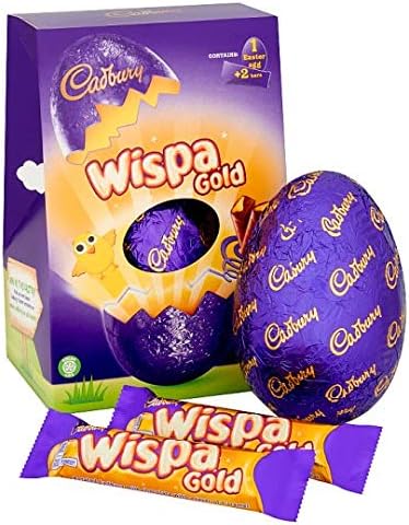 Cadbury Wispa Gold Large Easter Egg, 276 g: Amazon.co.uk: Grocery