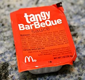 Amazon.com : 25 McDonald's BBQ Barbecue Sauce Packets : Grocery ...