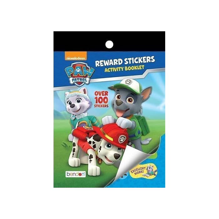 Buy Paw Patrol Reward Stickers and Activity Booklet - Over 100 Stickers ...
