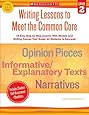 Amazon.com: Writing Lessons To Meet the Common Core: Grade 1: 18 Easy ...