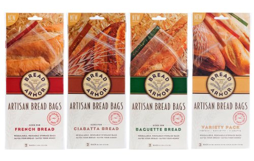 Bread Armor 16604 Armor French Bread Bags, 2-Pack Home Garden Kitchen ...