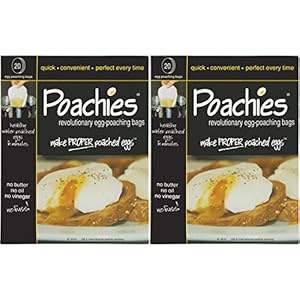 Poachies Egg poaching Bags x 2 - 40 Bags: Amazon.co.uk: Kitchen & Home