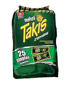 Amazon.com: Mini Takis Zombie NITRO Flavor 25 Bags (1.2 Oz Each)
