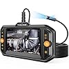 Dual Lens Endoscope Camera with Light, Teslong Mechanic Borescope ...