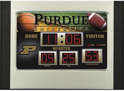 Amazon.com : Purdue Boilermakers Scoreboard Desk Clock : Sports Fan ...