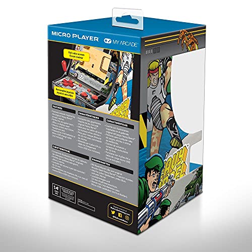 My Arcade Micro Player Mini Arcade Machine: Heavy Barrel Video Game ...