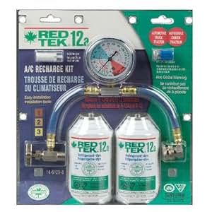 RED TEK R12a Refrigerant Recharge Kit with Gauge, Gauge Sets - Amazon Canada