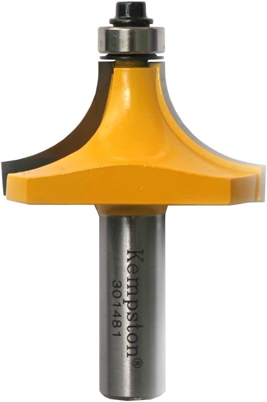 Kempston 301481 Round Over Bit, 1/2-Inch Shank, 2-Inch Cutting Diameter ...