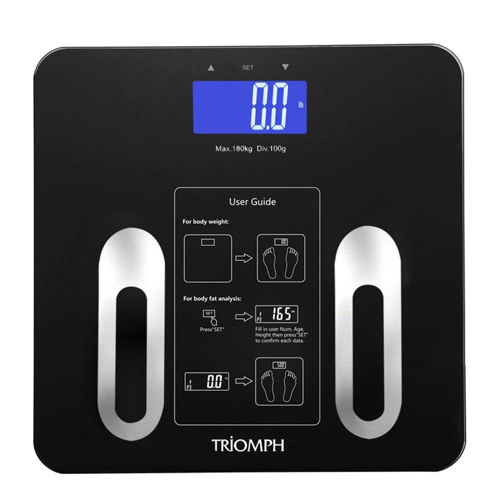 Mua Precision Body Fat Scale with Backlit LCD Digital Bathroom Scale ...