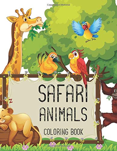 Animals Of Africa A Fun Coloring Book With The Animals Of Africa ...