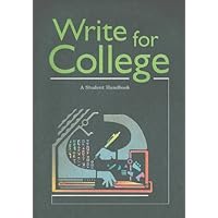 Amazon.com: Write for College: A Student Handbook: 9780669000313: GREAT ...