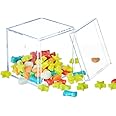 Amazon.com: Acrylic Box with Lid Clear Acrylic Square Cube Small ...