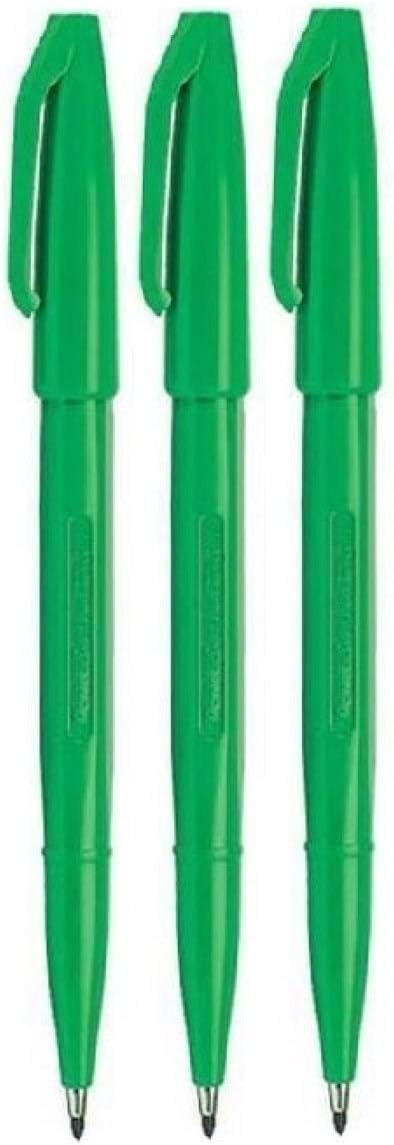 Pentel Green Original Sign Pen S520 Fibre Tip Marker Pens Colour ...