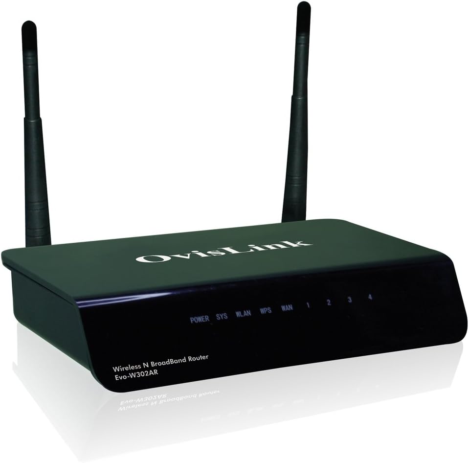 OvisLink Evo-W302AR - Router (10, 100 Mbit/s, 10/100BASE-T(X), 300 Mbit ...