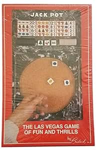 Amazon.com: 1980 JACKPOT Dice Game with Rolling Pit: Toys & Games