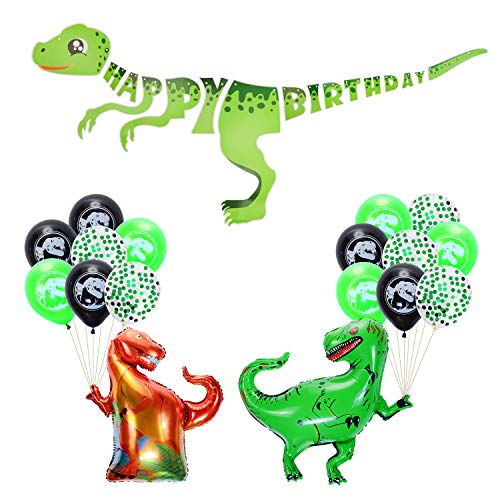Akingshop Dinosaur Party Supplies Dinosaur Happy Birthday Banner Jurassic World | Desertcart ...